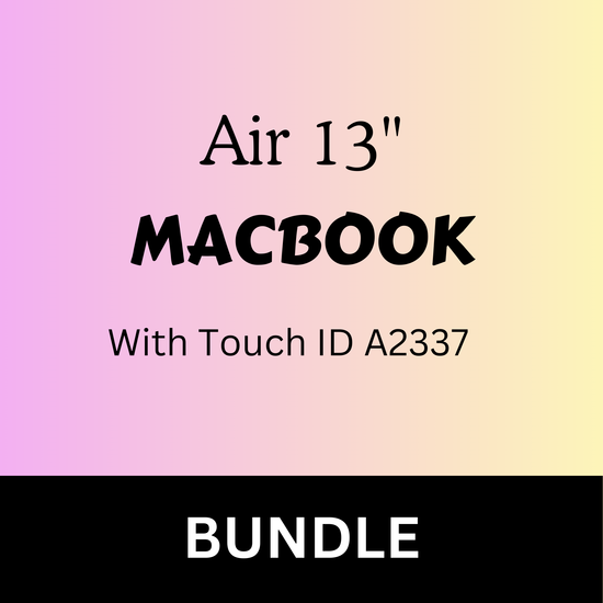Bundle Macbook : Air 13 with Touch ID A2337 M1 – Candy Shield