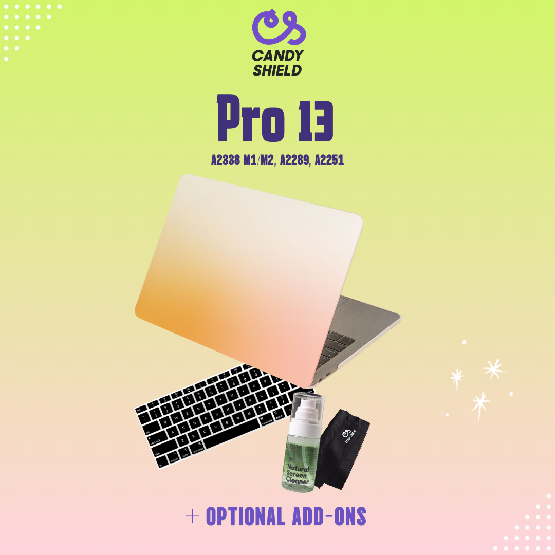 Bundle : Macbook Pro 13 A2338 M1/M2, A2289, A2251 – Candy Shield
