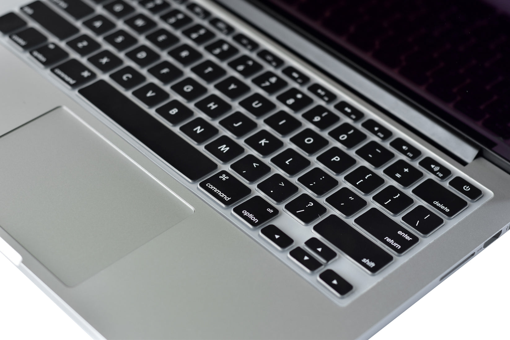 Pro 13" with CD-ROM Macbook Keyboard Protector in Black – Candy Shield