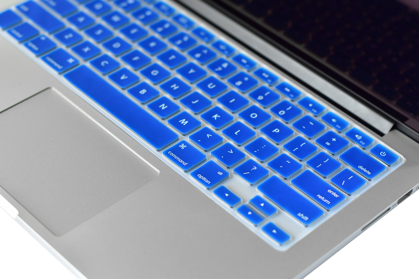 Air 11" Macbook Keyboard Protector in Royal Blue – Candy Shield